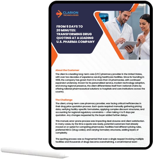 Accelerated Drug Price Quotation Speed with Custom AI-Based Solution