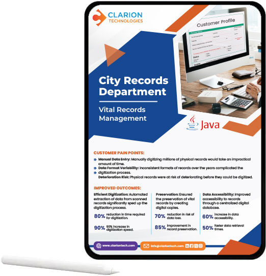 City Records Dept. Transforms Vital Records Management with OCR