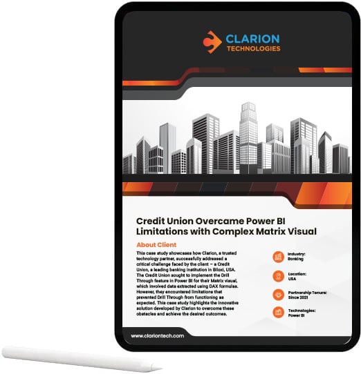 Credit Union Solves Power BI Limitations with Complex Matrix